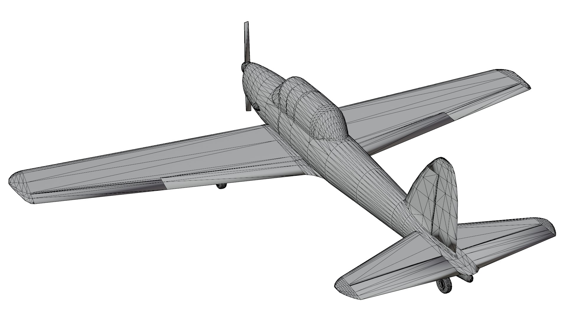 3D Model De Havilland DHC-1 - TurboSquid 2240200