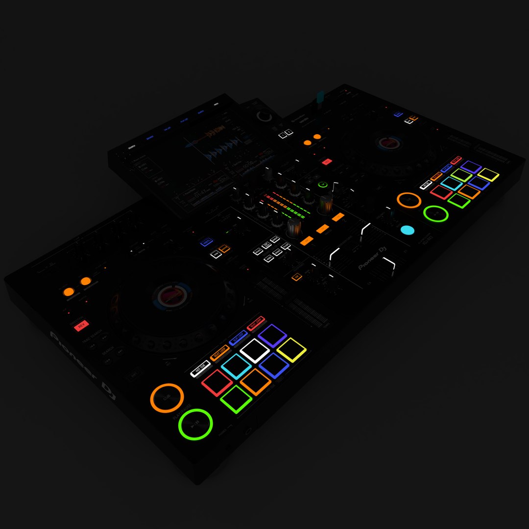 3D Pioneer XDJ-RX3 DJ 2-channel Performance All-in-one DJ System Black Model - TurboSquid 1865778