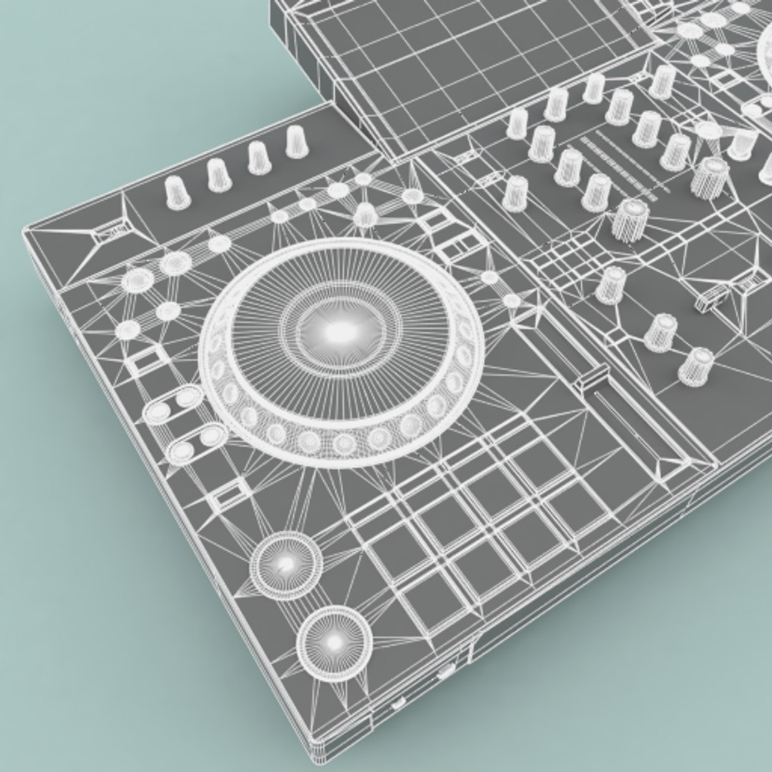 3D Pioneer XDJ-RX3 DJ 2-channel Performance All-in-one DJ System Black Model - TurboSquid 1865778