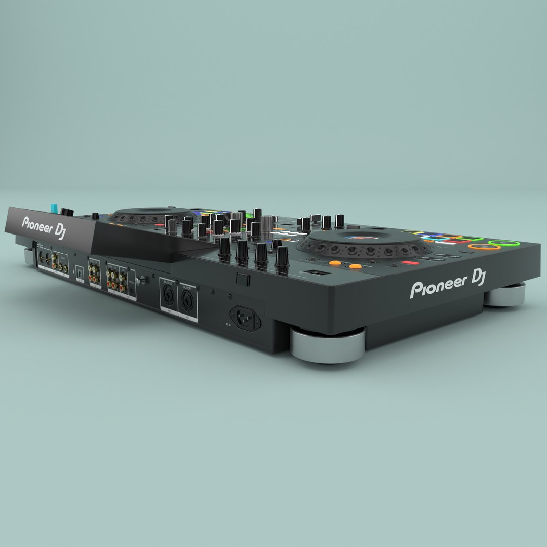 3D Pioneer XDJ-RX3 DJ 2-channel Performance All-in-one DJ System Black Model - TurboSquid 1865778