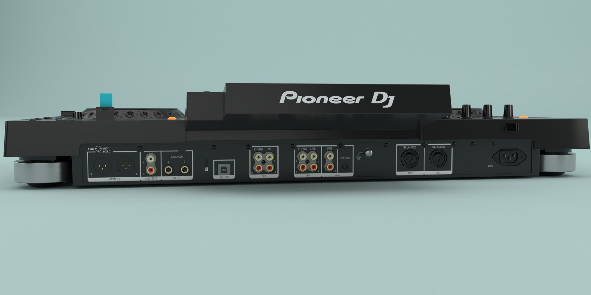 3D Pioneer XDJ-RX3 DJ 2-channel Performance All-in-one DJ System Black Model - TurboSquid 1865778