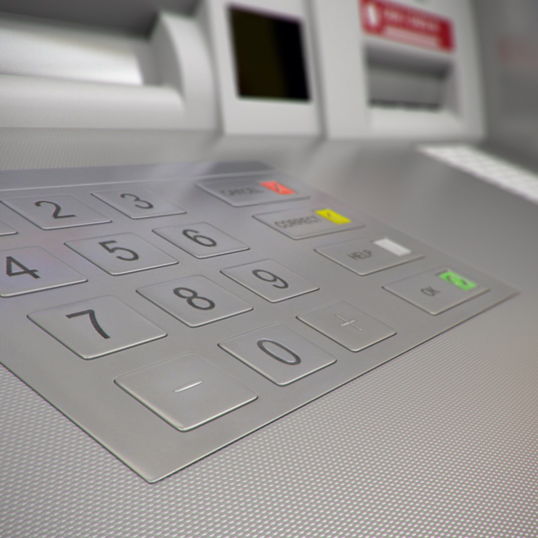 Atm Machine 3D - TurboSquid 586109
