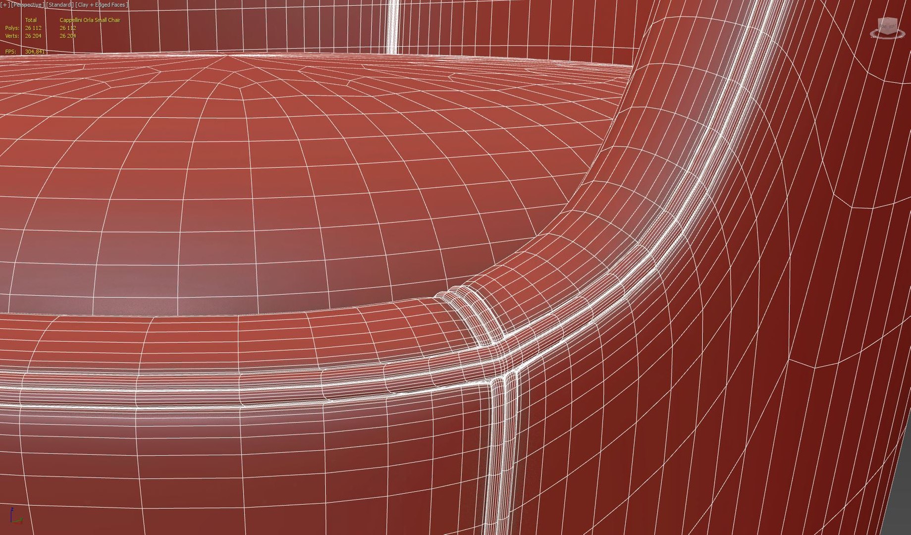 3D Cappellini Orla Small Chair - TurboSquid 1628810