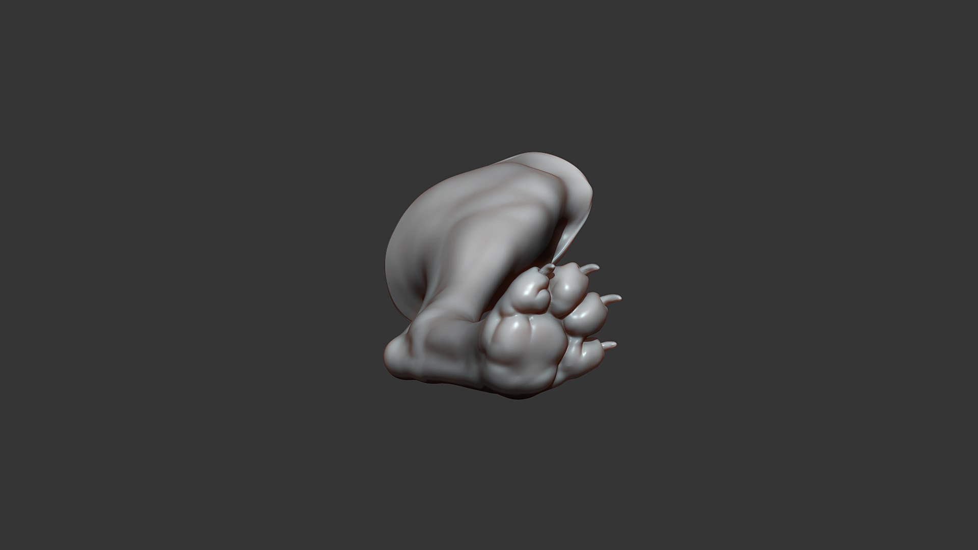 3D Model Dog Puppy Rear Leg Highpoly Sculpt - TurboSquid 1818442