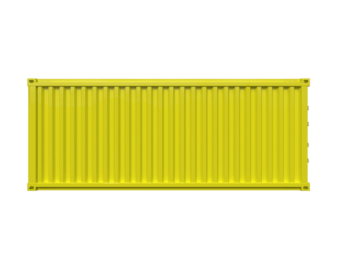 3D Yellow Transport 20ft Container - TurboSquid 1799080