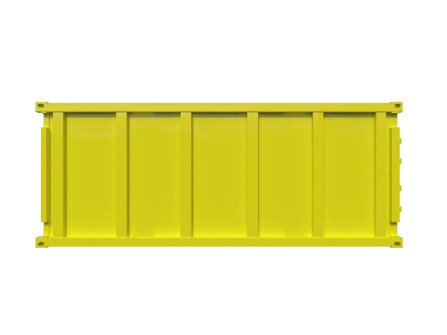 3D Yellow Transport 20ft Container - TurboSquid 1799080