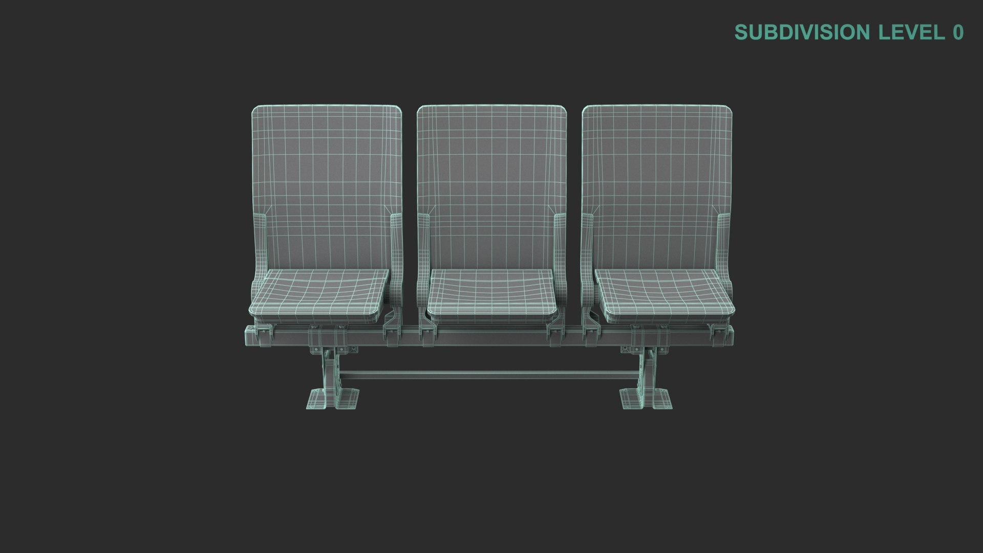 3D Stadium Seats Model - TurboSquid 2034338