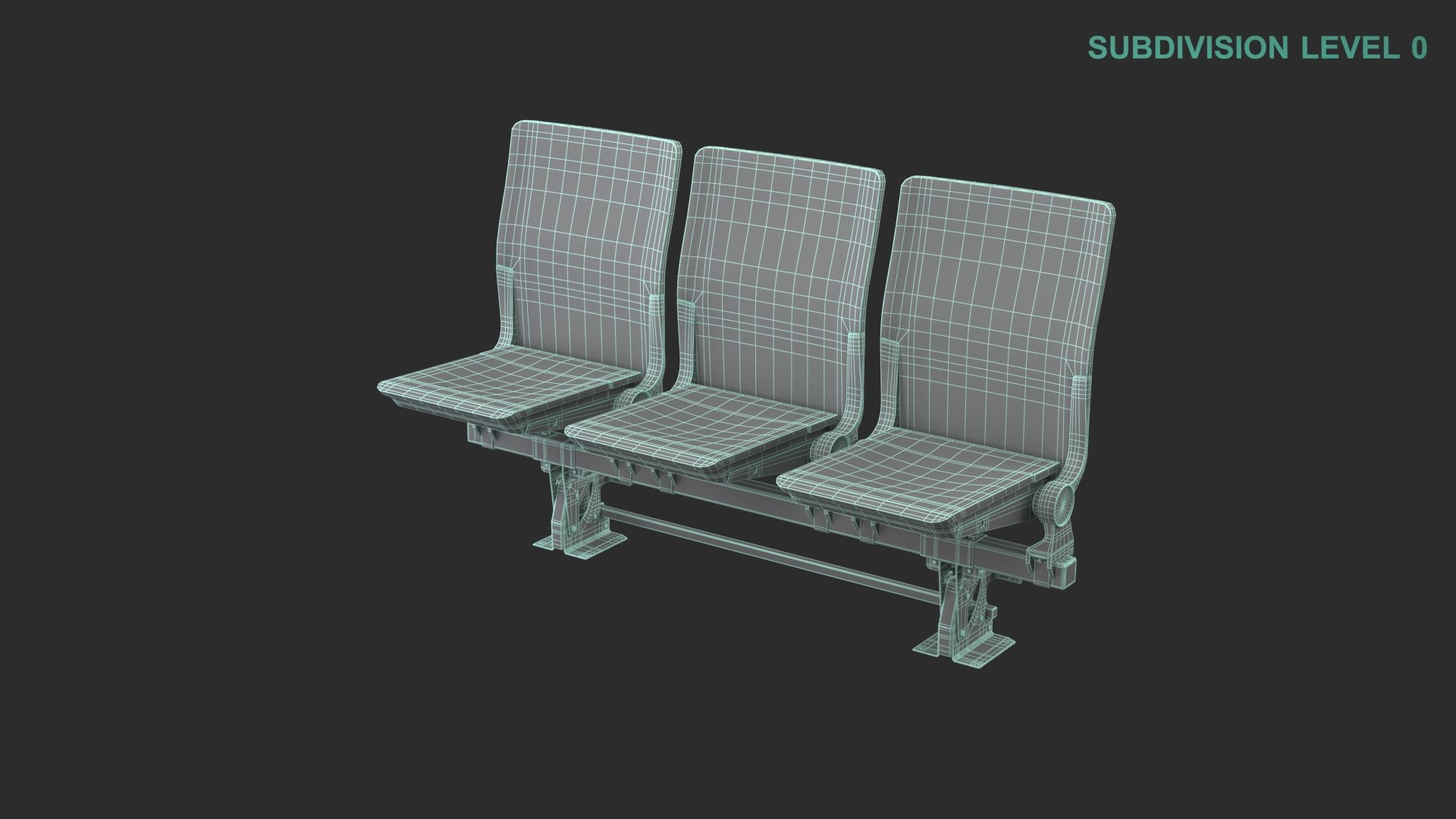 3D Stadium Seats Model - TurboSquid 2034338