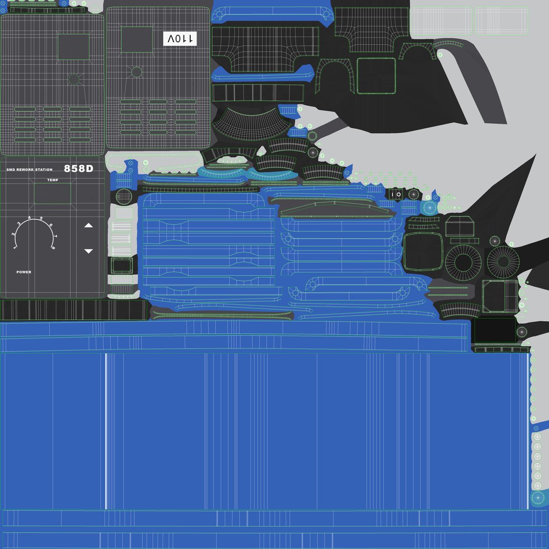 SMD Rework Station 3D Model - TurboSquid 2340154