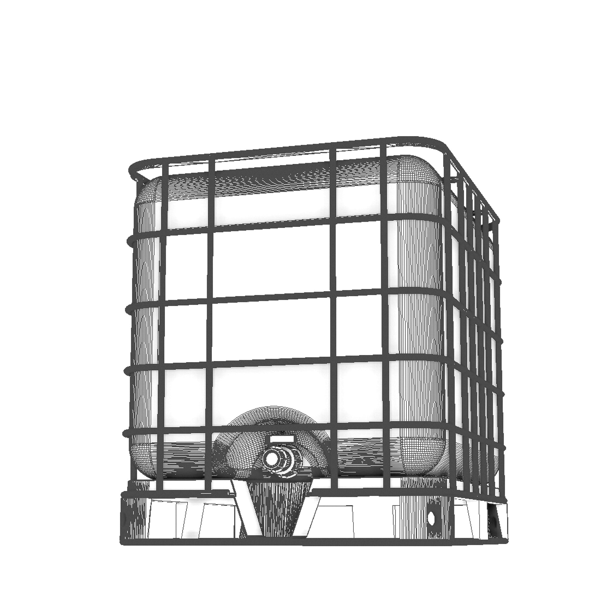 modelo 3d Contenedor IBC 275 galones - TurboSquid 1881752