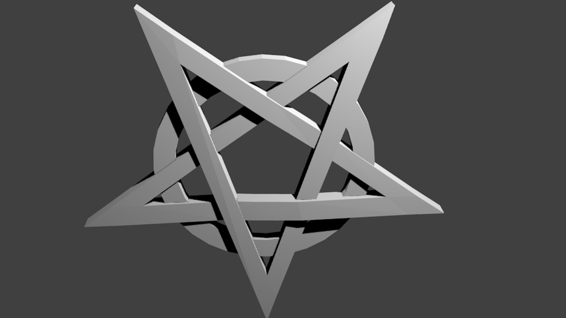 3D Pentagrama Model - TurboSquid 1413497