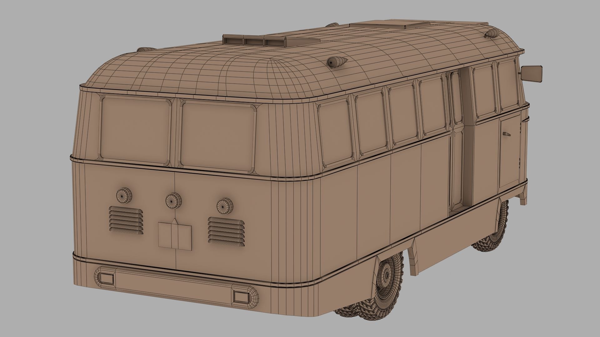 Old Russian Bus 3D Model - TurboSquid 1938279