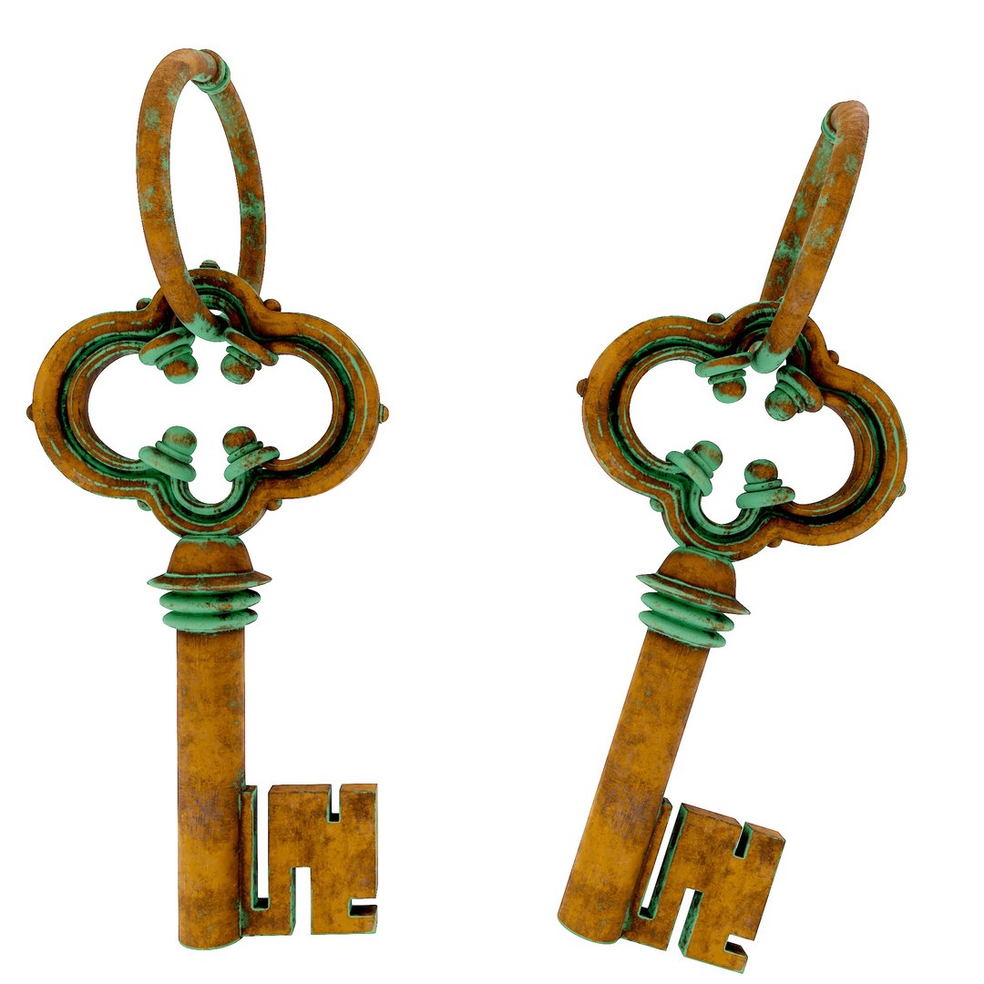 3D Old Fantasy Key Model - TurboSquid 1977747