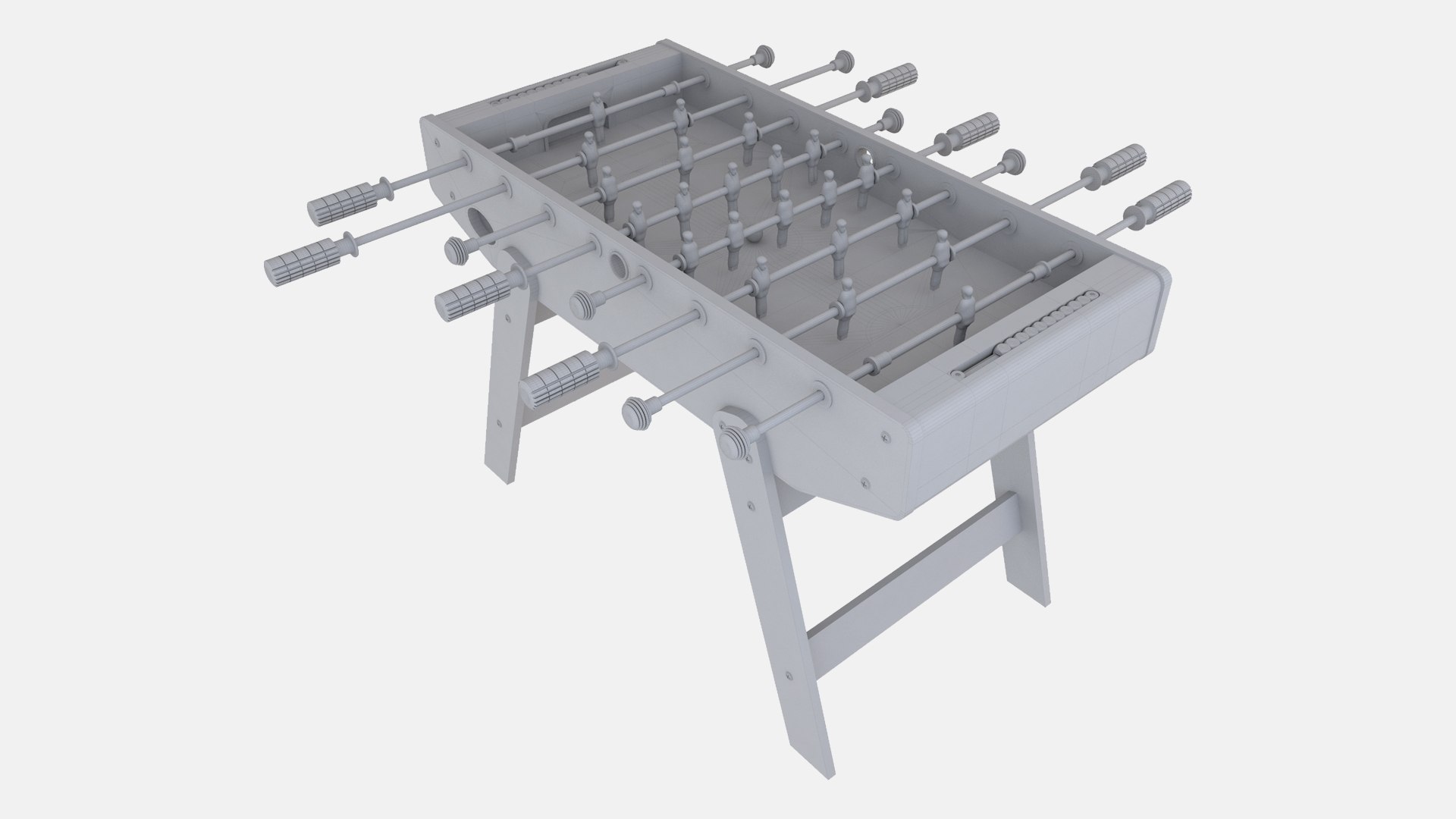 3D Model Table Football - TurboSquid 1965527