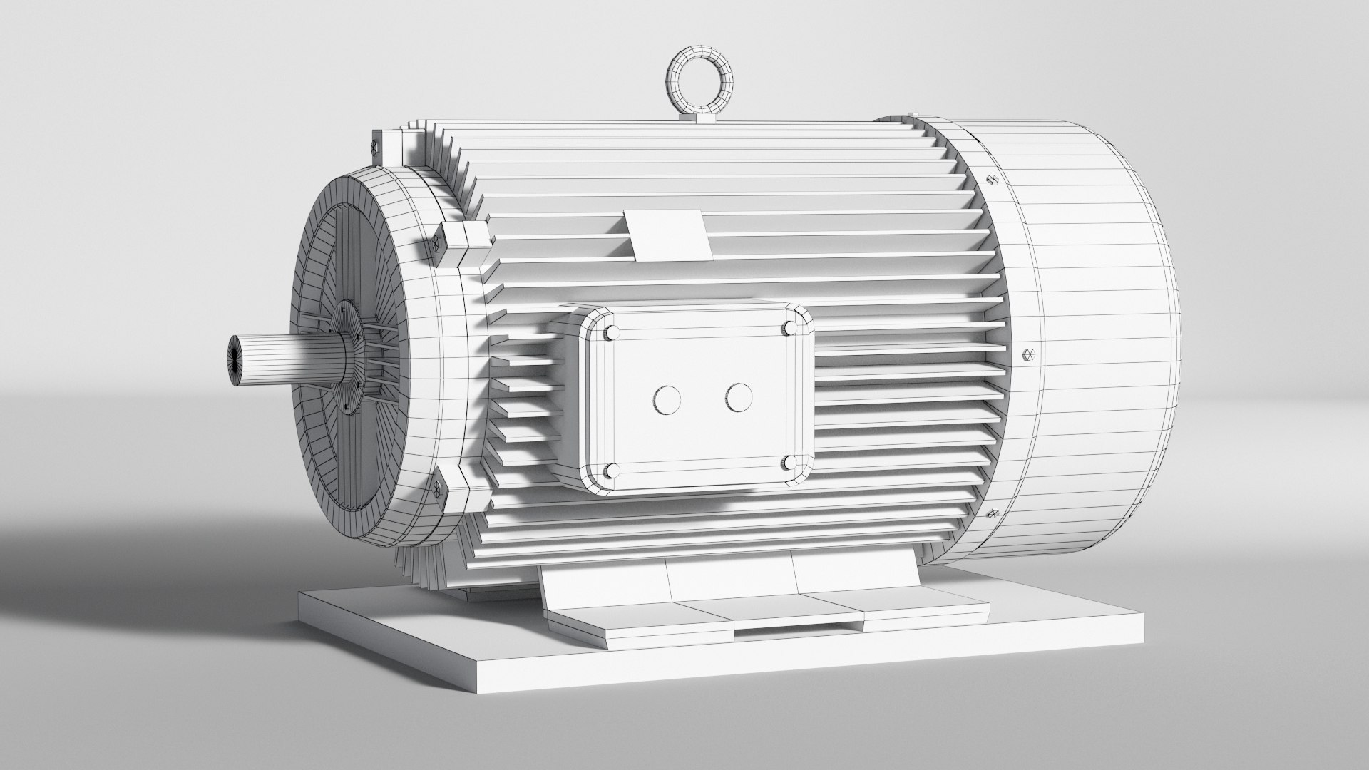 3D Electric Motor Model - TurboSquid 2355650