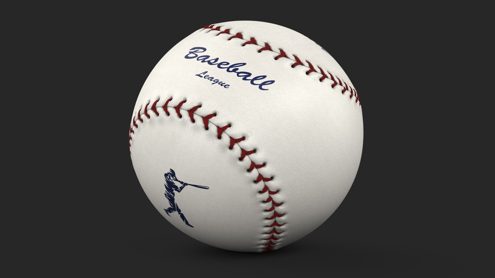 baseball texture 3d