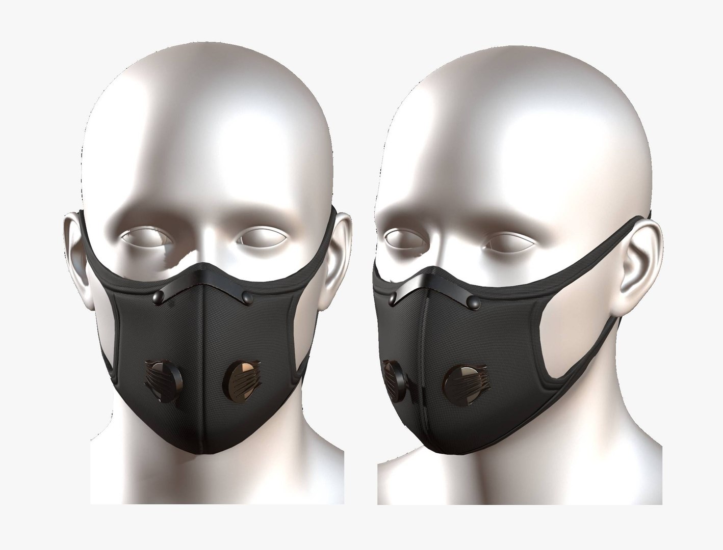 3D gas mask model - TurboSquid 1573577