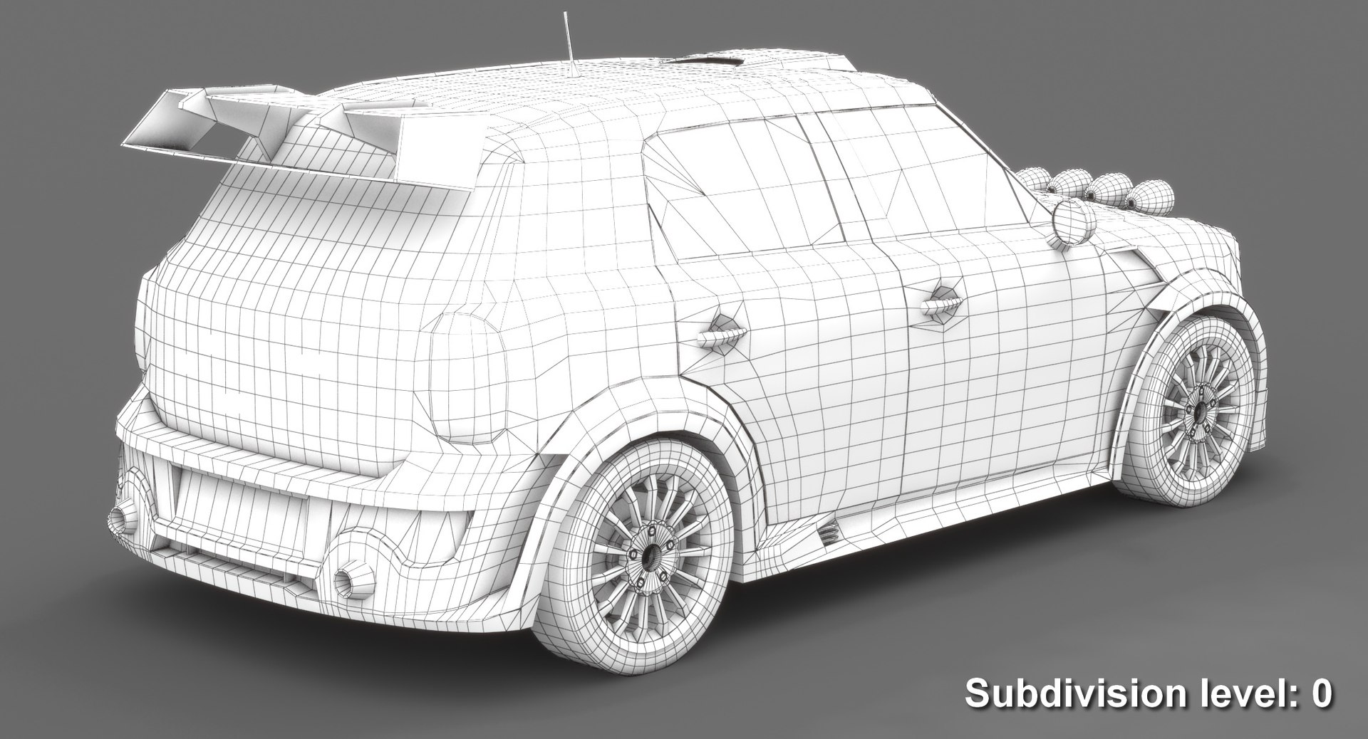 3D Low-poly Eurolamp Mini Wrc Model - TurboSquid 1215018
