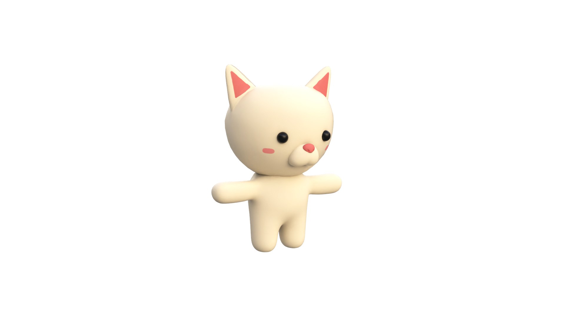 Character002 Chubby Cat 3D - TurboSquid 2341811