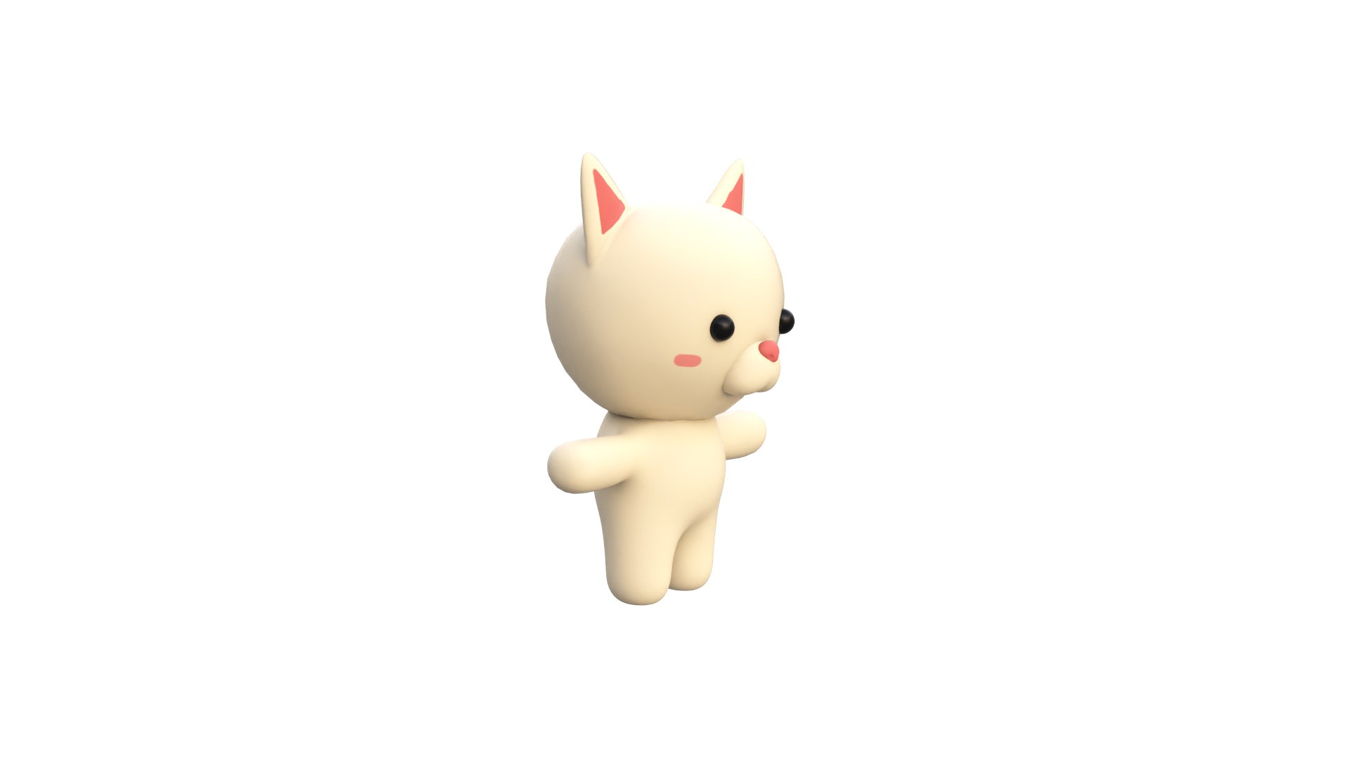 Character002 Chubby Cat 3D - TurboSquid 2341811