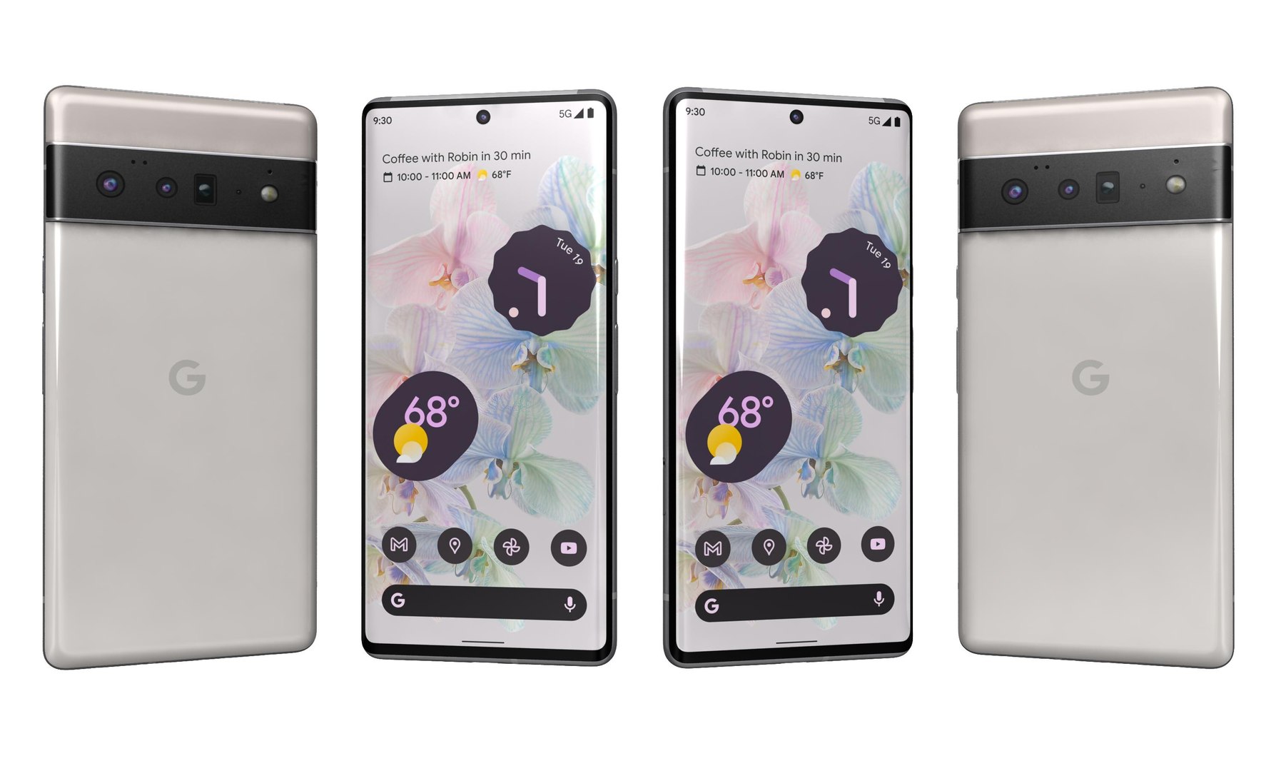 Google Pixel 6 Pro All Colors 3D Model - TurboSquid 2000577