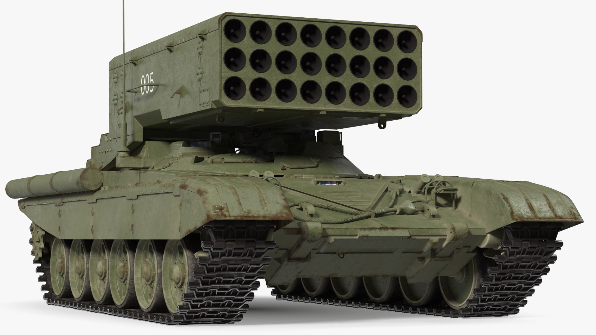 russian multiple rocket launcher 3d 3ds