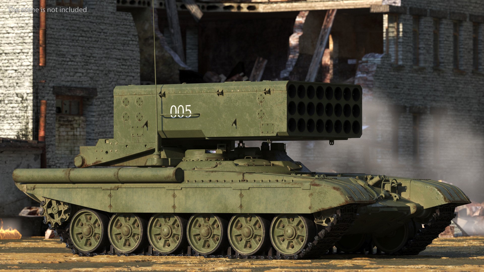 russian multiple rocket launcher 3d 3ds