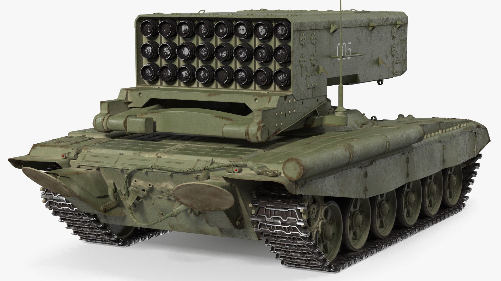 russian multiple rocket launcher 3d 3ds