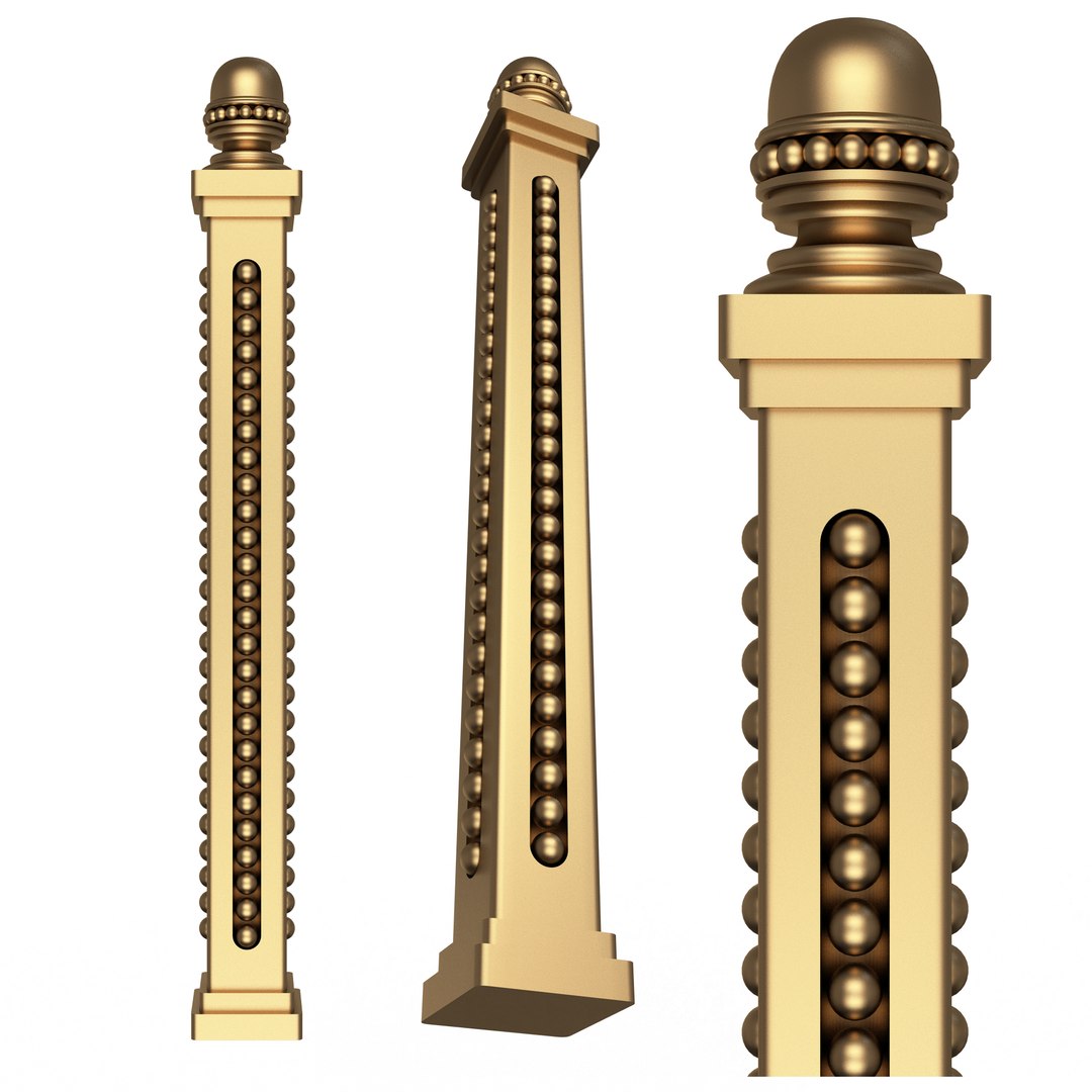 3D Classic Baluster 03 Model - TurboSquid 1796485