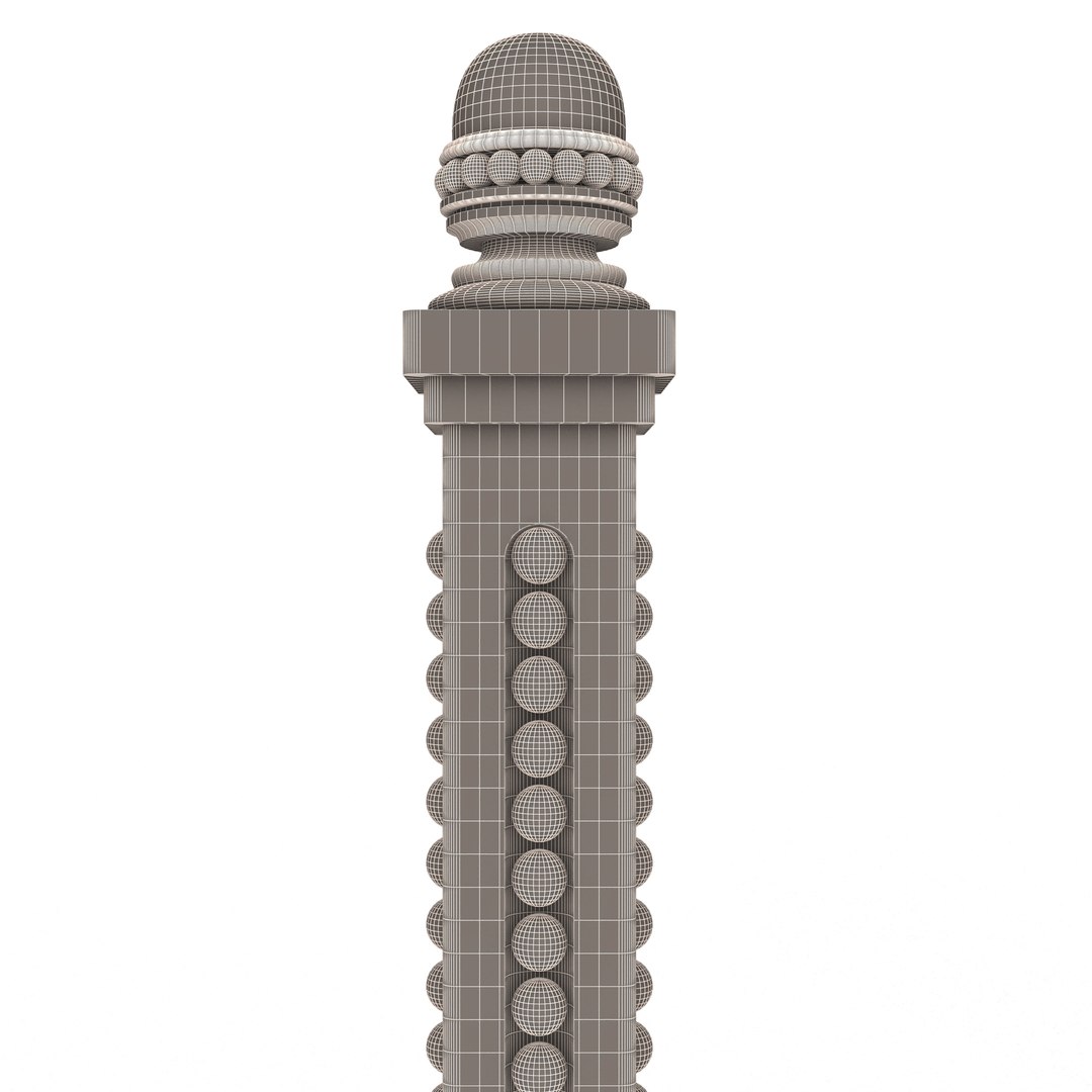 3D Classic Baluster 03 Model - TurboSquid 1796485