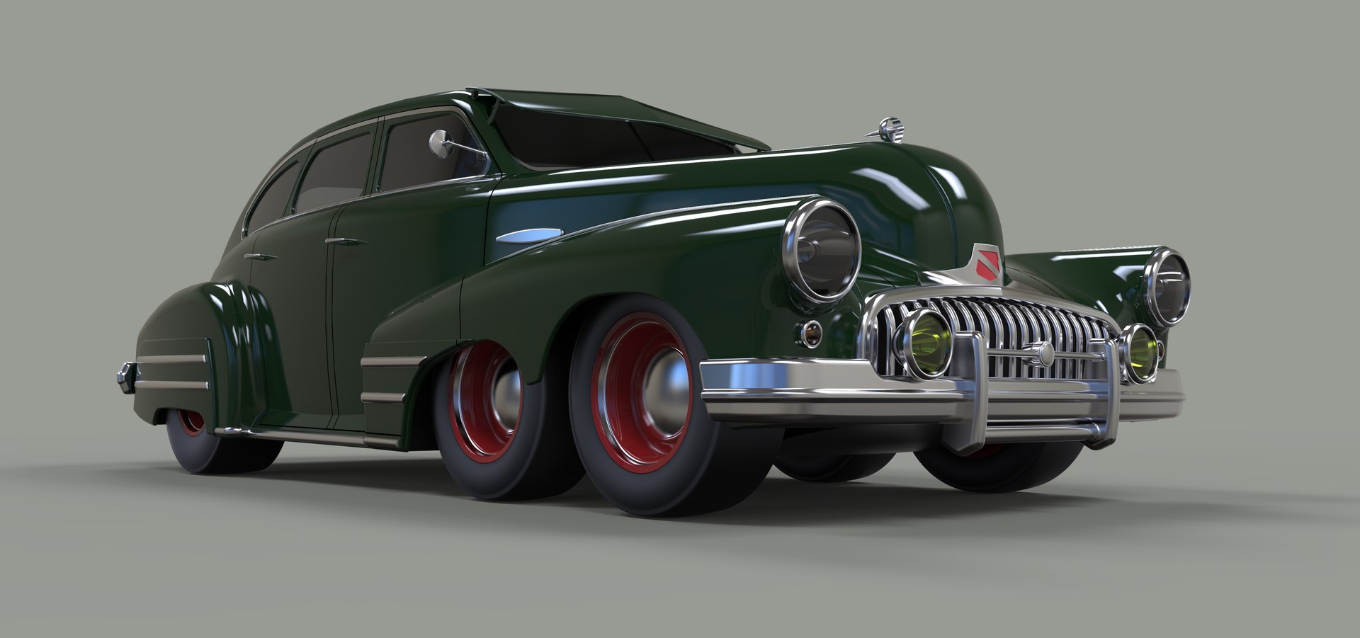 3D model six-wheeled concept - TurboSquid 1635658