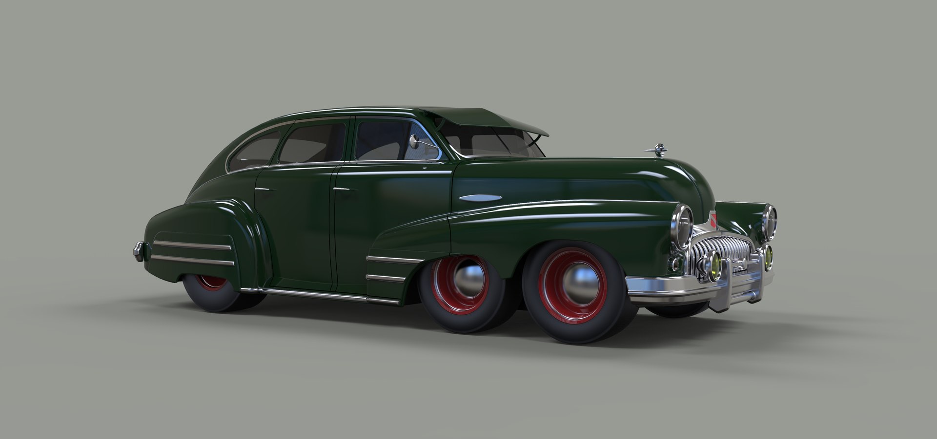 3D model six-wheeled concept - TurboSquid 1635658