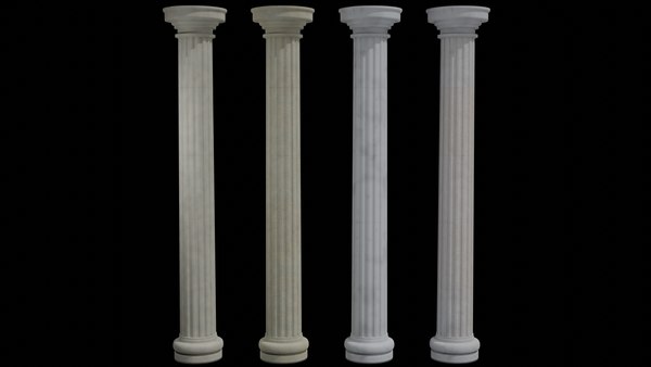 3D Roman Pillar Model model - TurboSquid 2011502