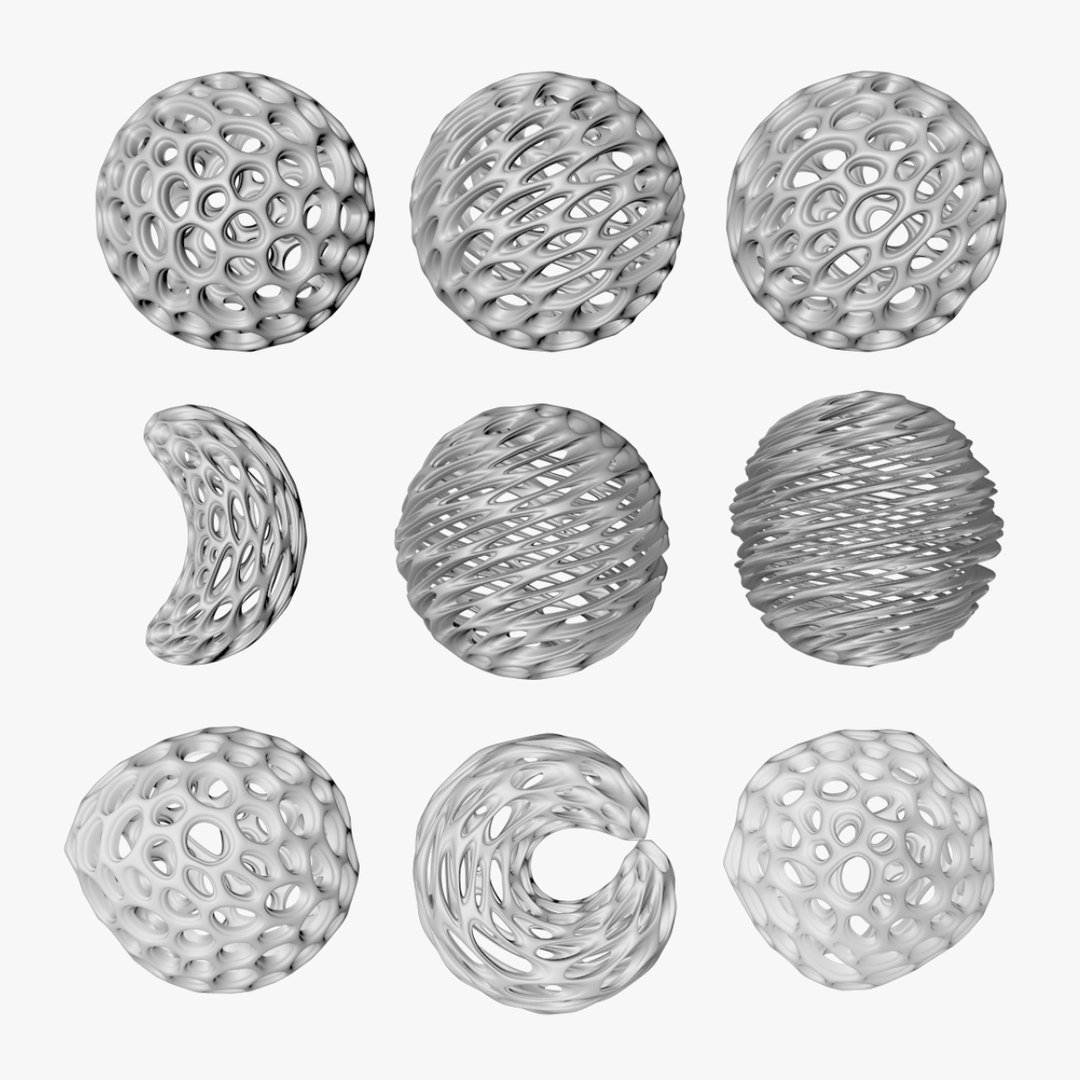 Abstract Sphere Pack 3D Model - TurboSquid 2048503