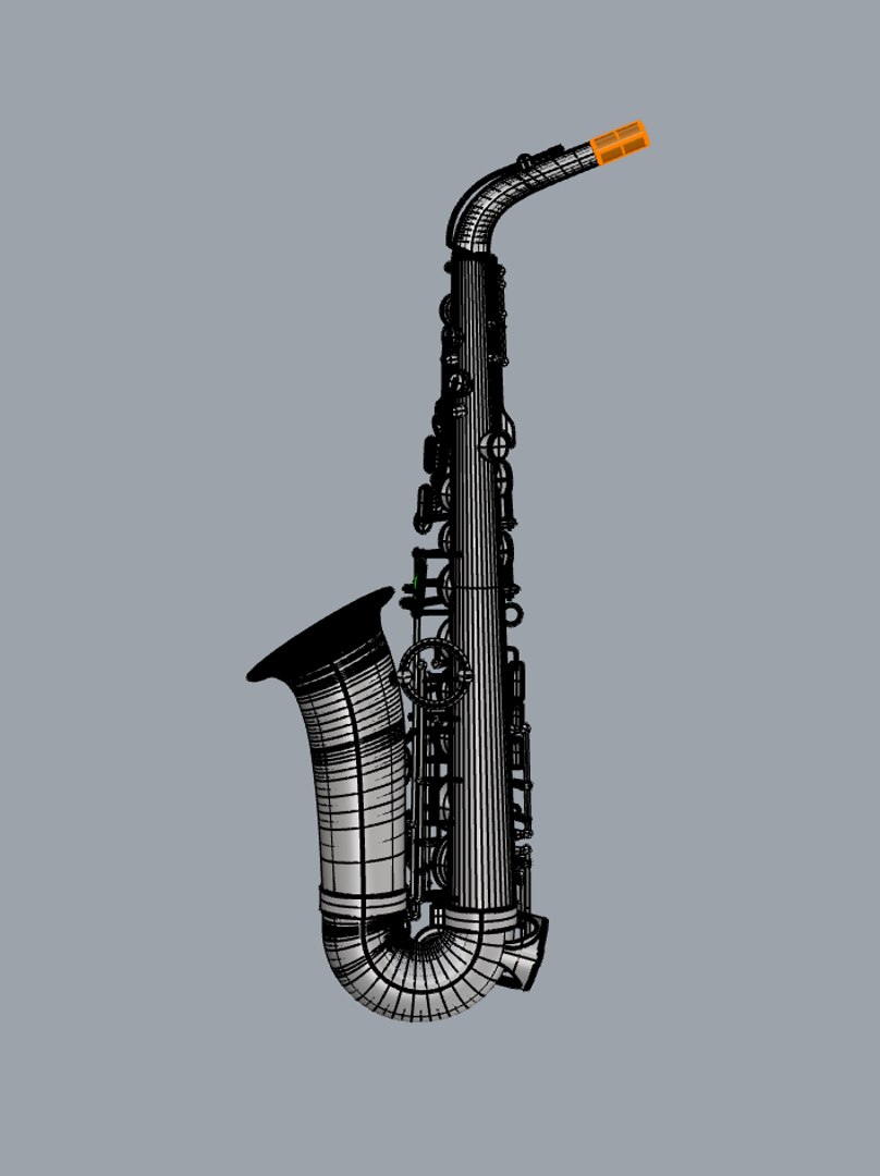 3D Sax Saxophone Model - TurboSquid 1451853