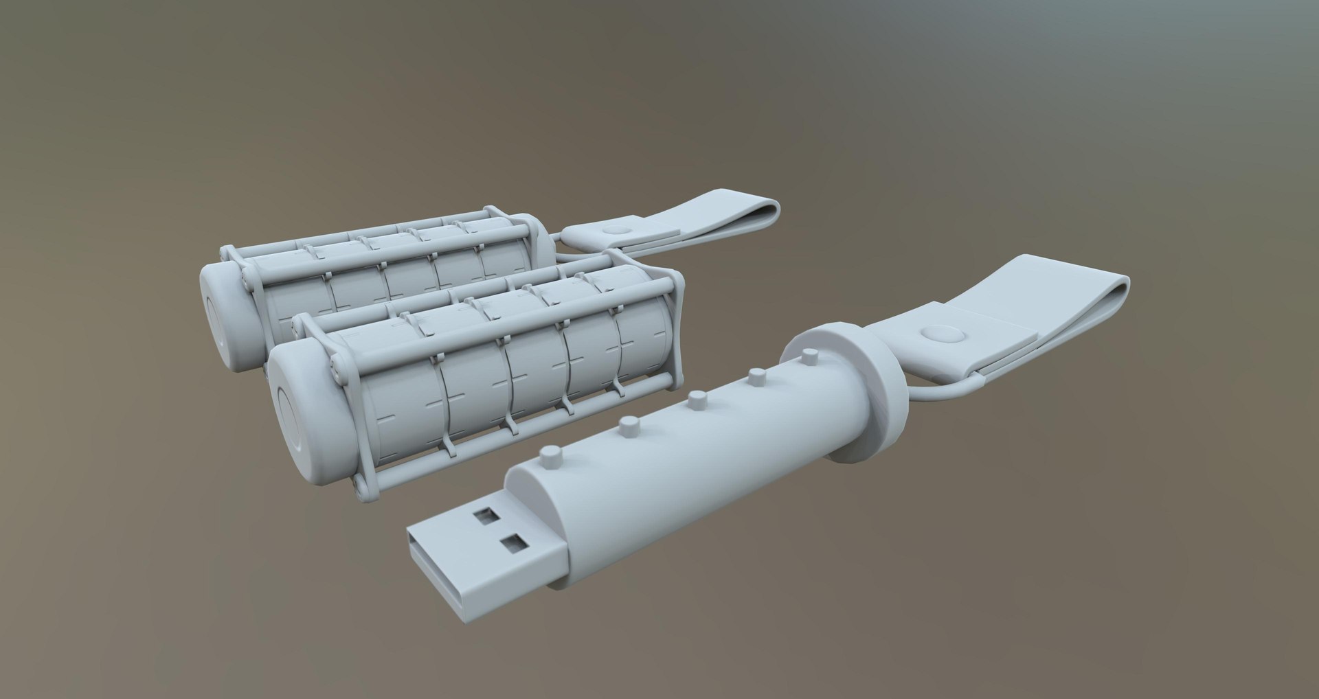 Usb flash 3D model - TurboSquid 1282761