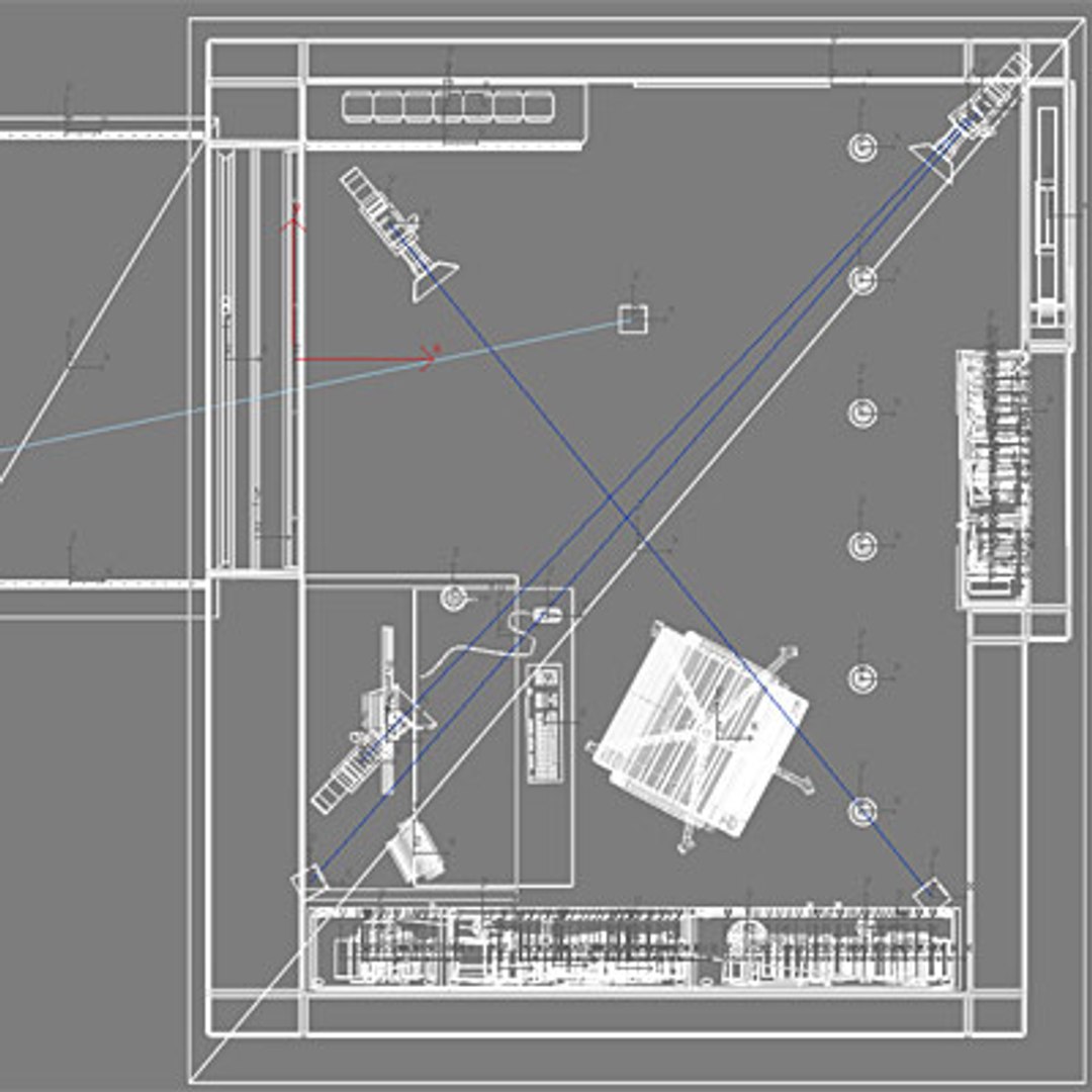 3d Study Room Model