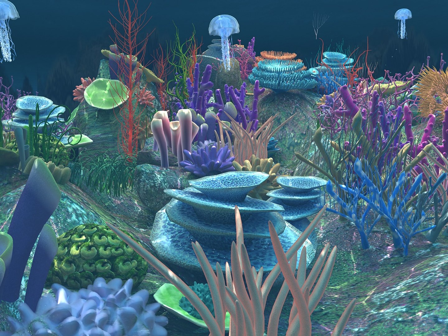 3D Underwater Scene - TurboSquid 1281860