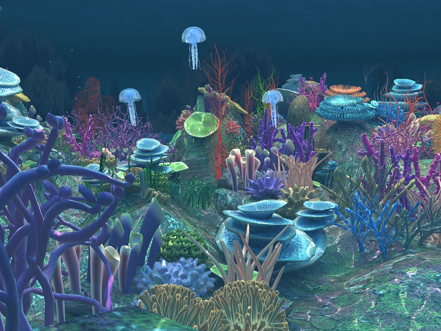 3D Underwater Scene - TurboSquid 1281860
