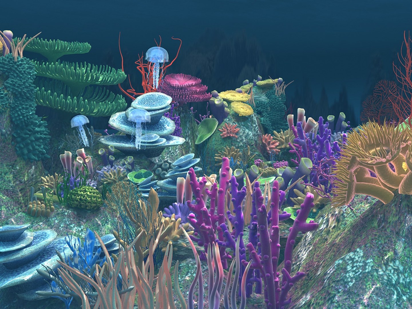 3D Underwater Scene - TurboSquid 1281860