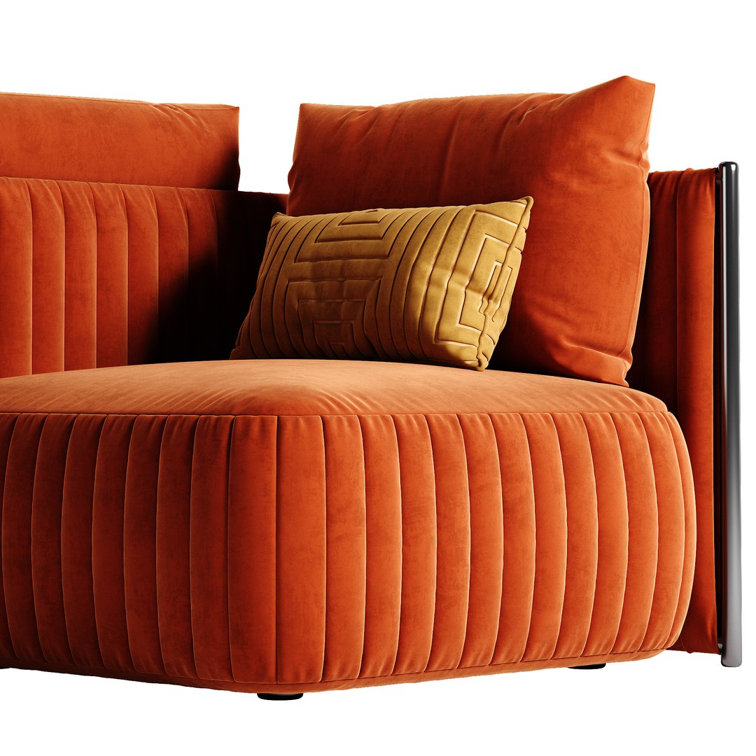 3D Saba Italia Metis Sofa Set 2 Model - TurboSquid 2160416