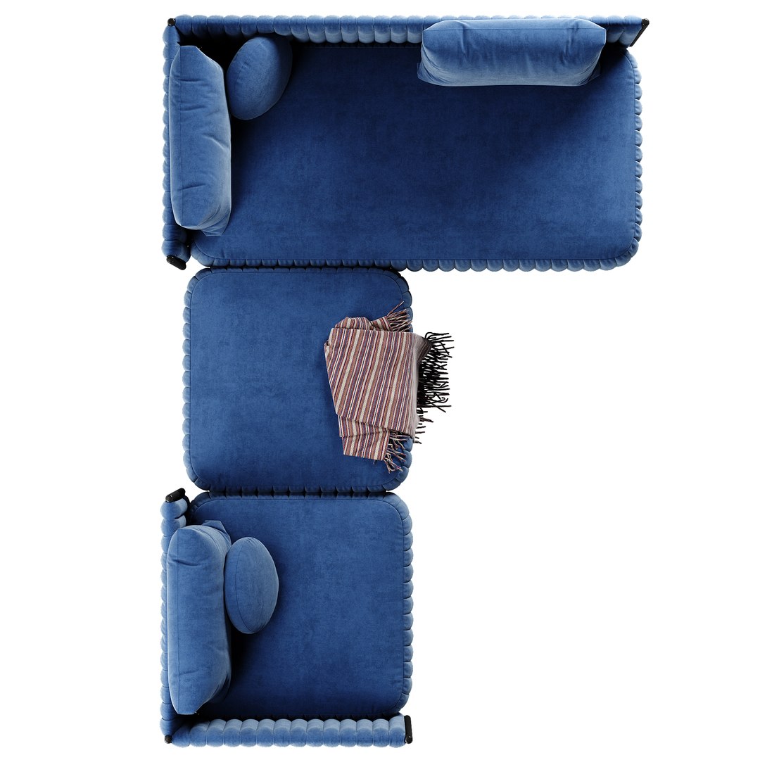 3D Saba Italia Metis Sofa Set 2 Model - TurboSquid 2160416