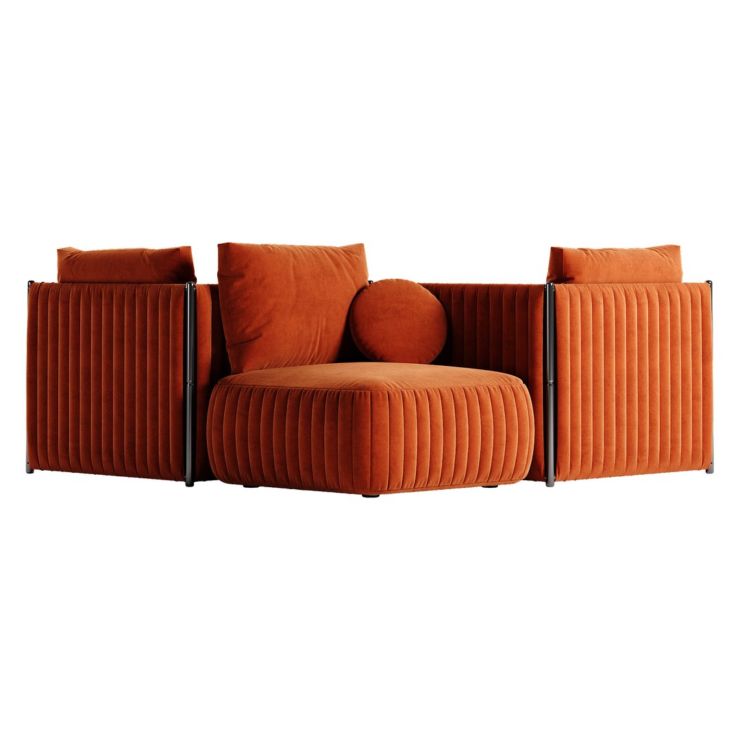 3D Saba Italia Metis Sofa Set 2 Model - TurboSquid 2160416