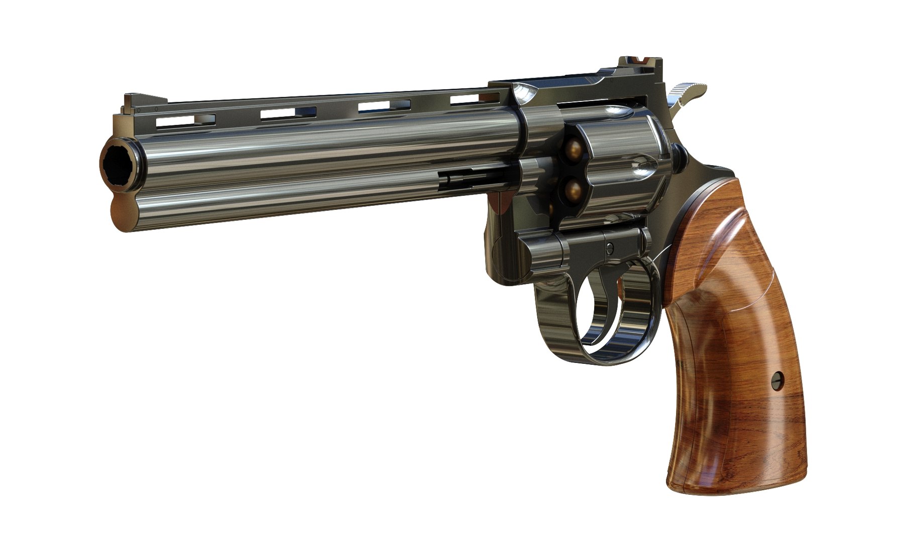 Colt Python Pistol With Inner Workings 3D Model - TurboSquid 2409213
