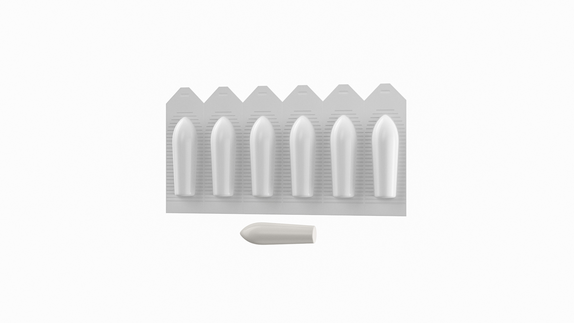 Medical Suppository Set 3D - TurboSquid 2168270
