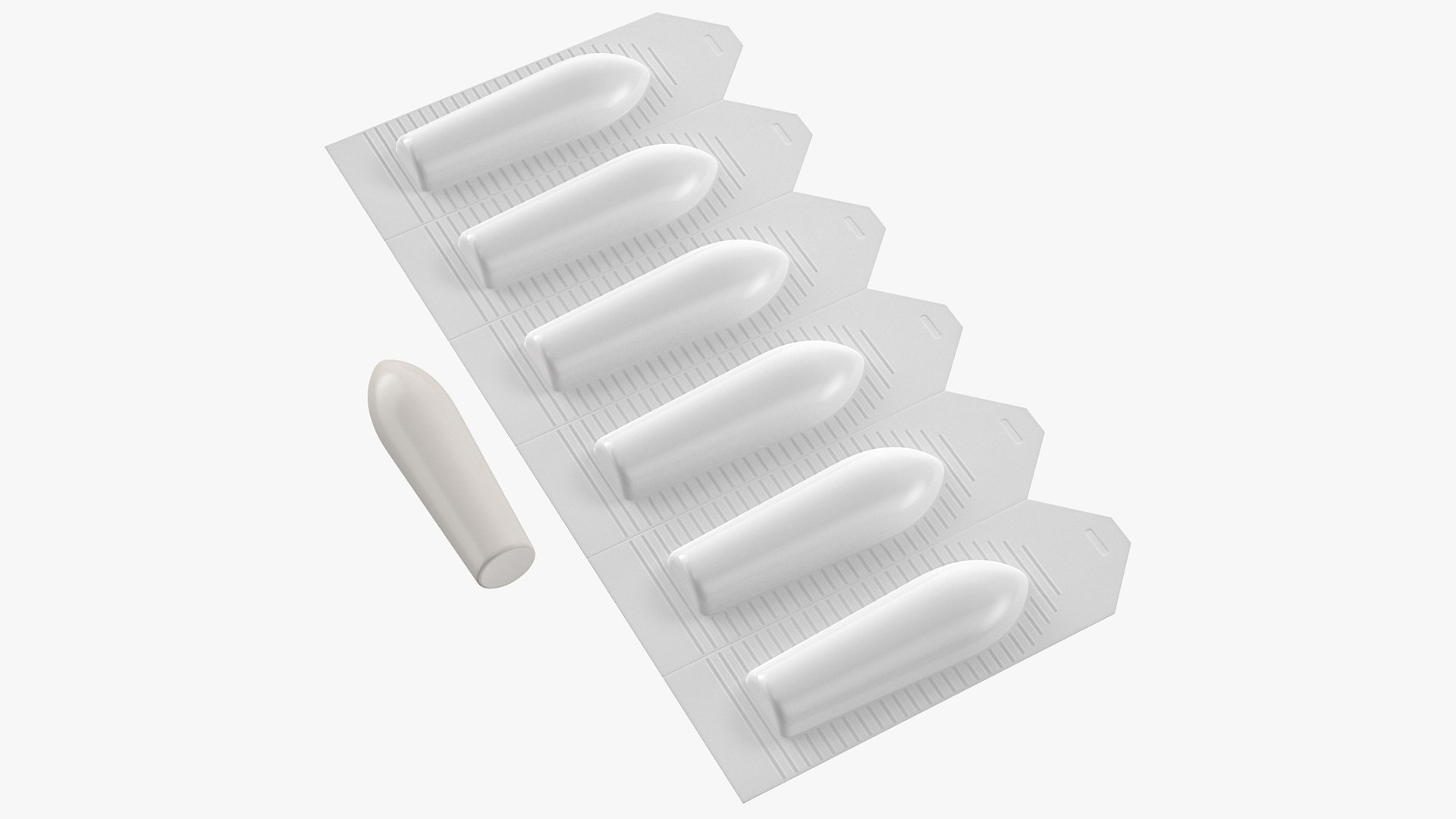 Medical Suppository Set 3D - TurboSquid 2168270