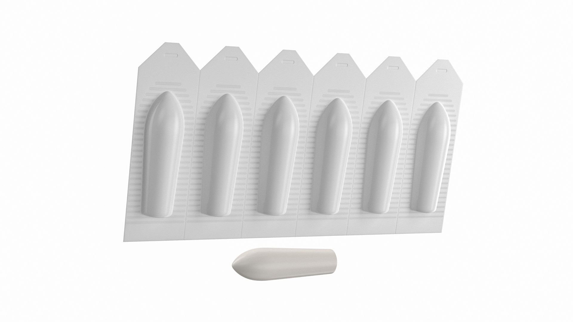 Medical Suppository Set 3D - TurboSquid 2168270