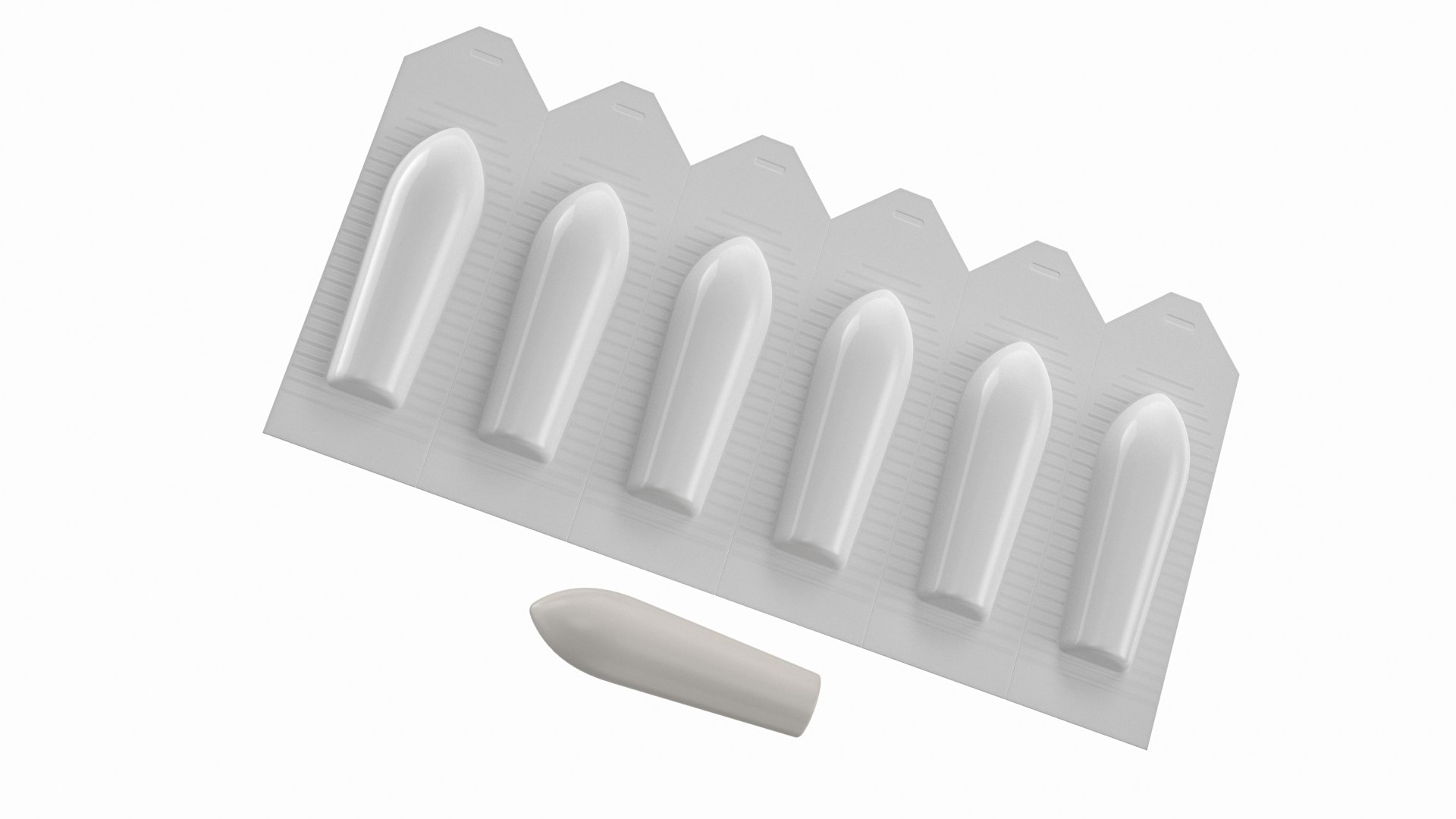 Medical Suppository Set 3D - TurboSquid 2168270