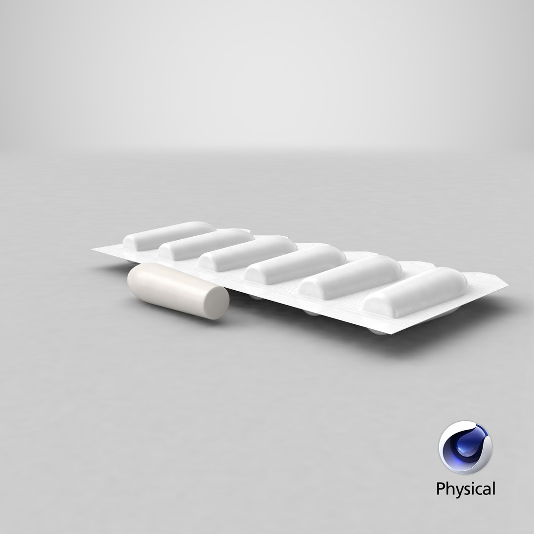 Medical Suppository Set 3D - TurboSquid 2168270