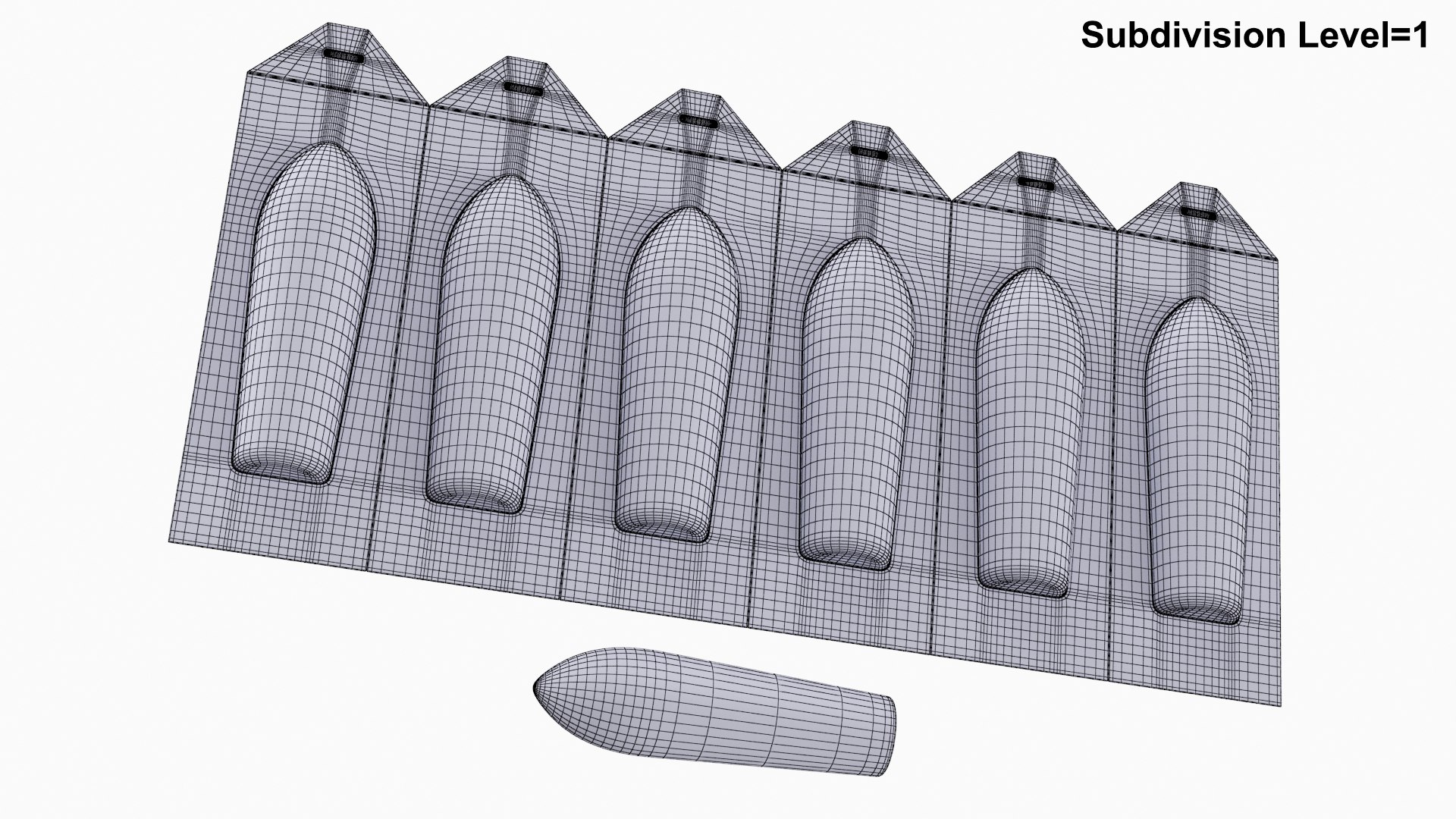 Medical Suppository Set 3D - TurboSquid 2168270